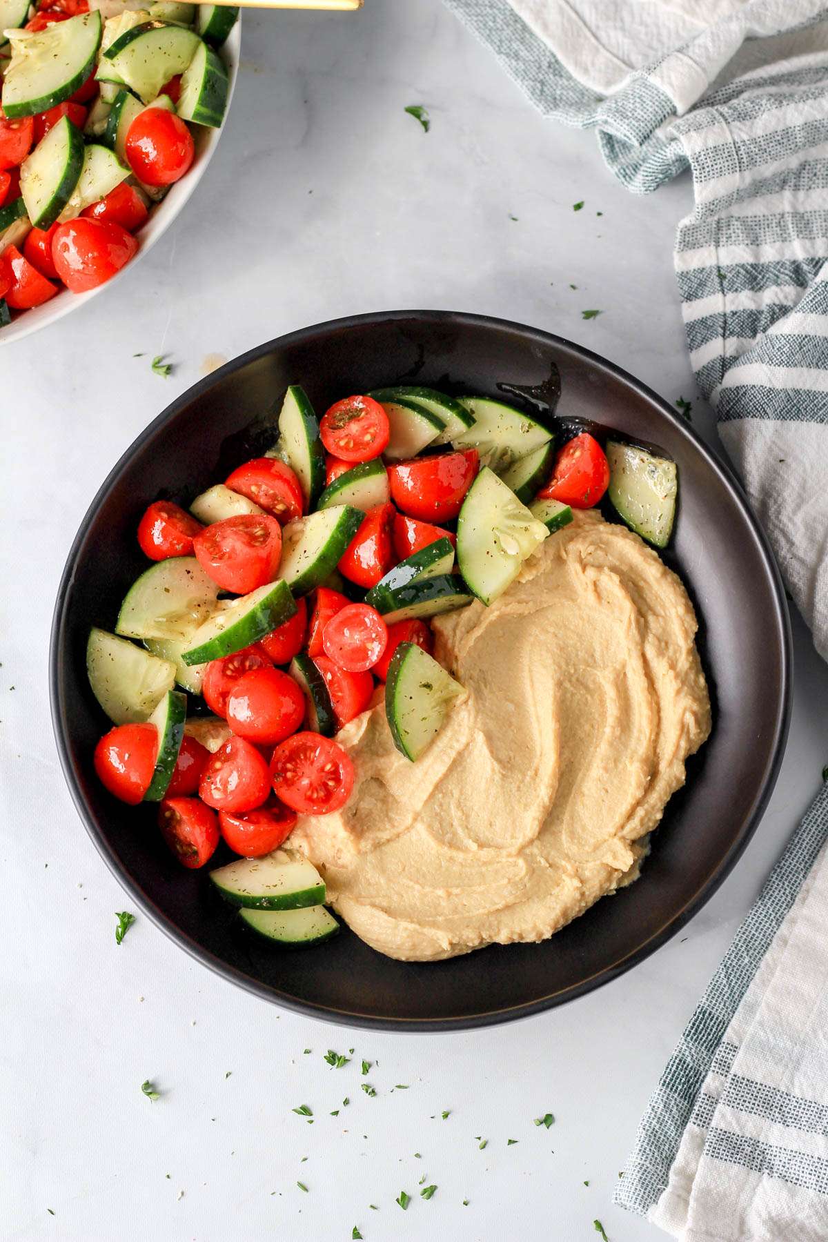 Healthy Vegan Hummus Bowls - My Life After Dairy