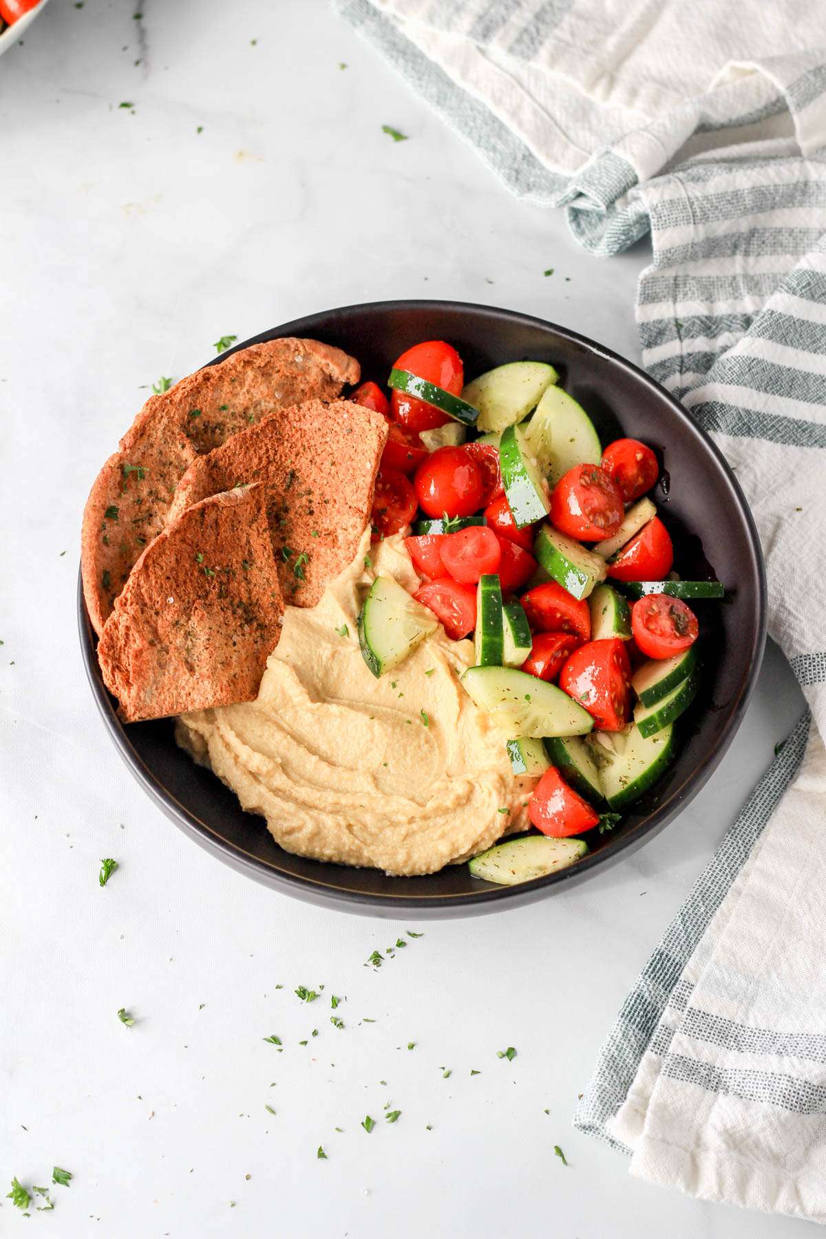 Healthy Vegan Hummus Bowls - My Life After Dairy