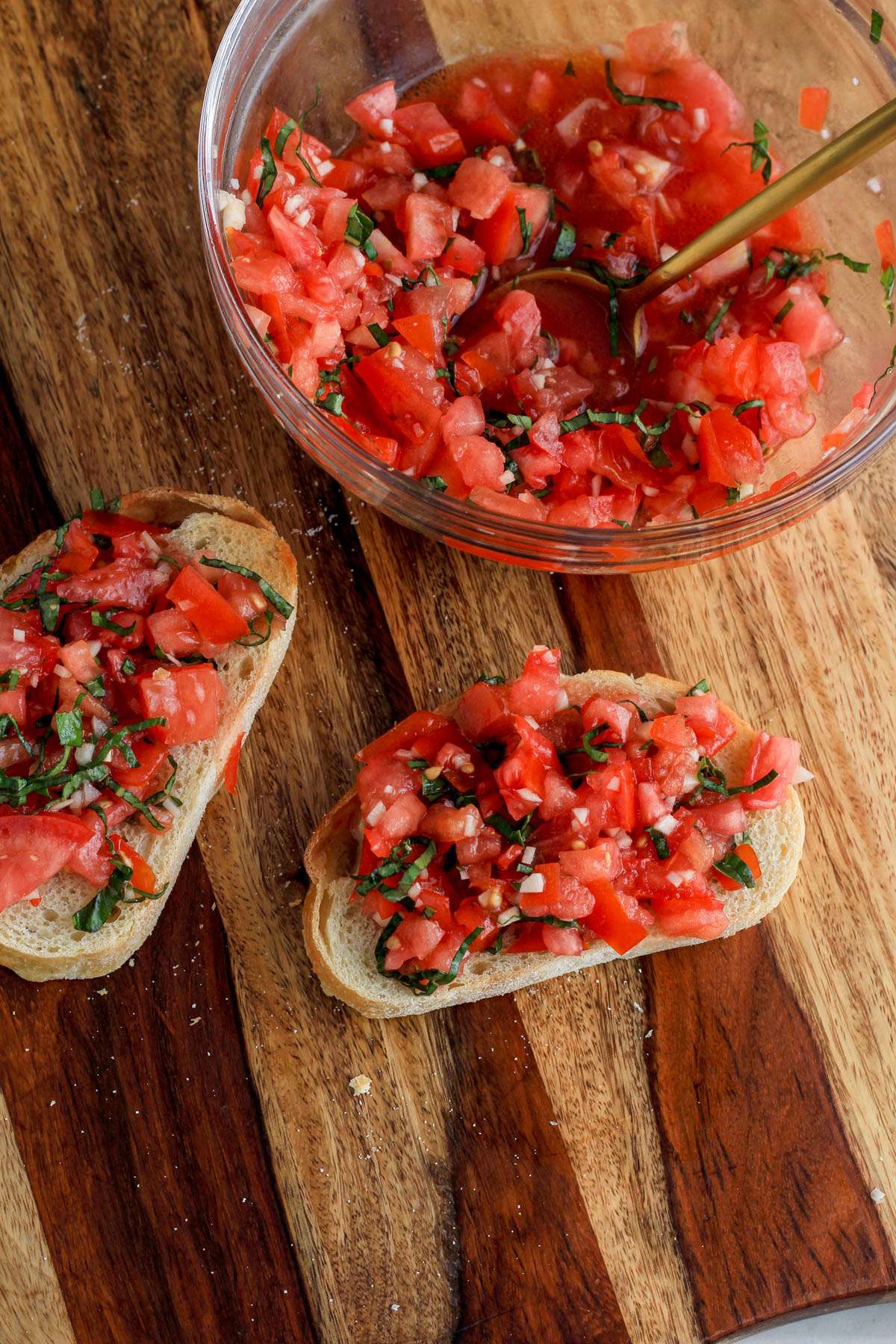 Vegan Bruschetta Toast - My Life After Dairy