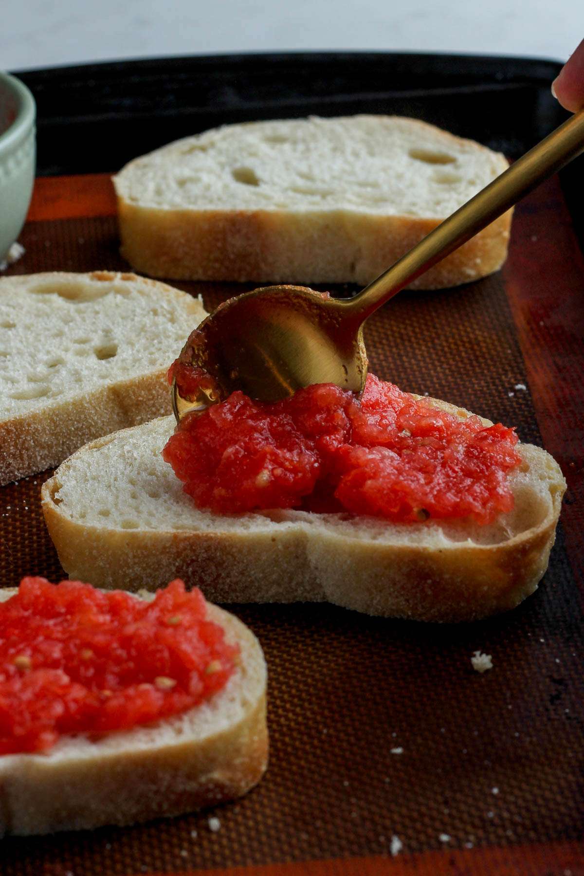 Pan con Tomate (Spanish Tomato Toast) - My Life After Dairy