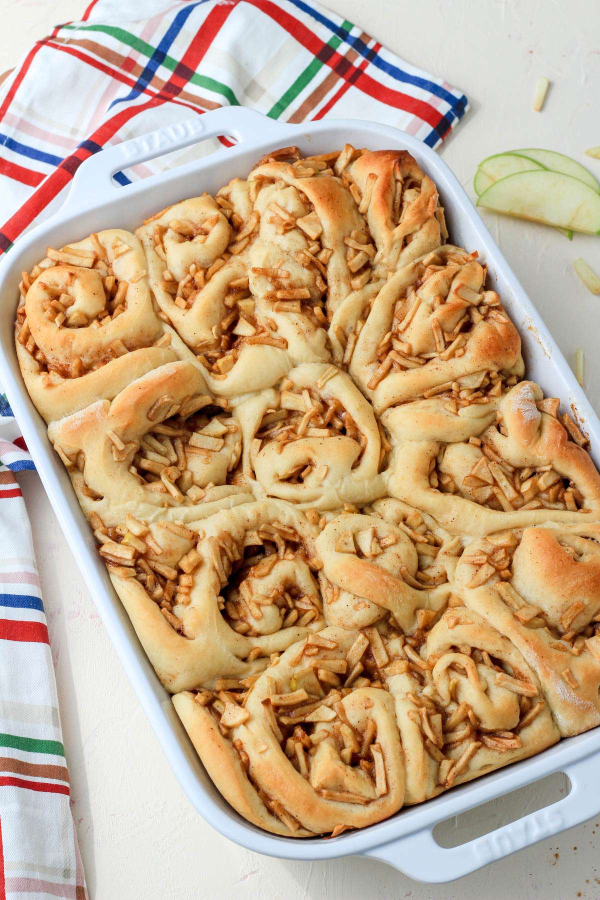 Apple Pie Cinnamon Rolls with Maple Icing - My Life After Dairy