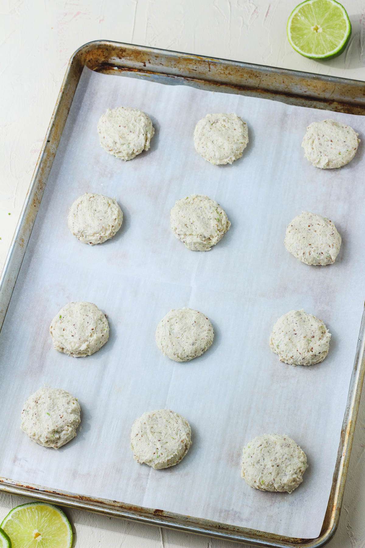 Soft Vegan Lime Cookies - My Life After Dairy