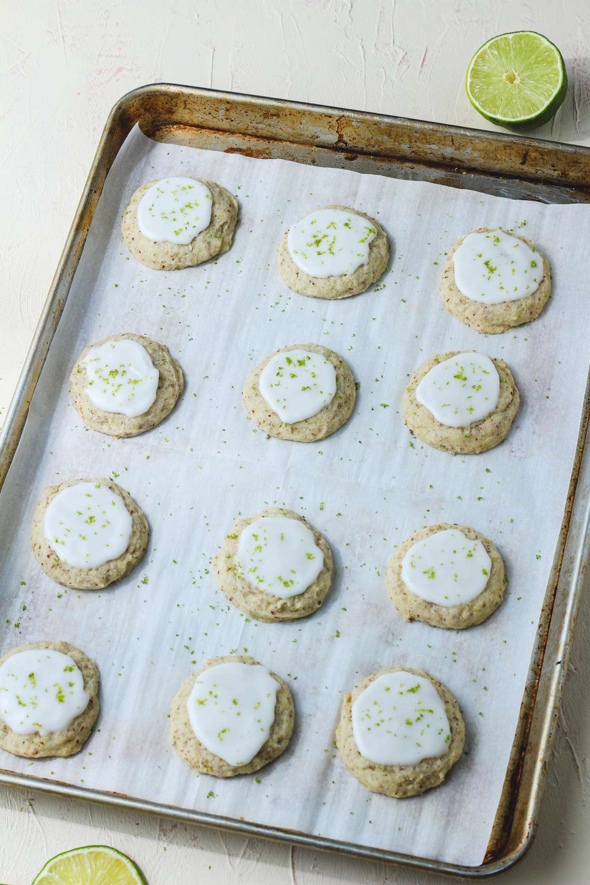 Soft Vegan Lime Cookies - My Life After Dairy